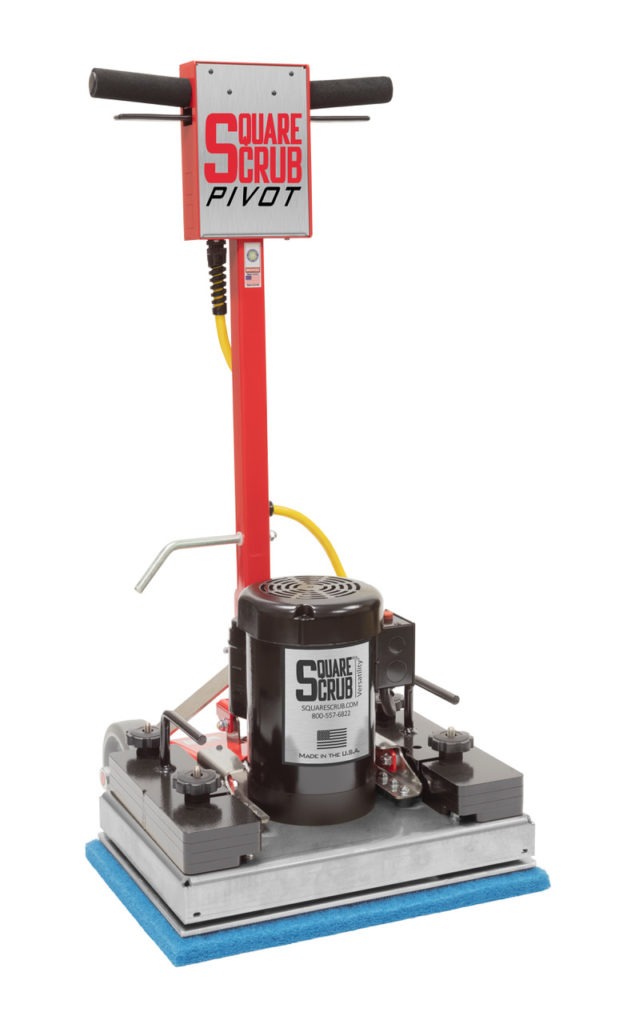 Orbital Floor Cleaner, Polishing, Scrubbing Machine: Pivot - Square Scrub