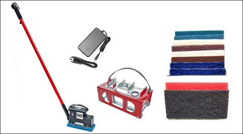 Battery Powered Floor Scrubber, Cordless Cleaner | Doodle Batt Scrub