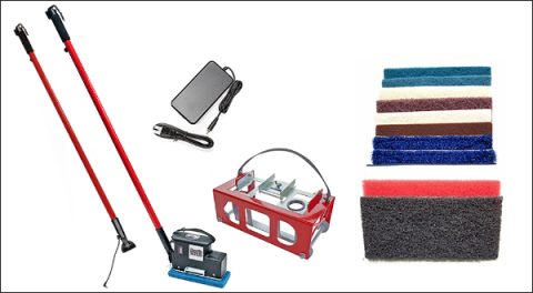 Battery Powered Floor Scrubber, Cordless Cleaner | Doodle Batt Scrub